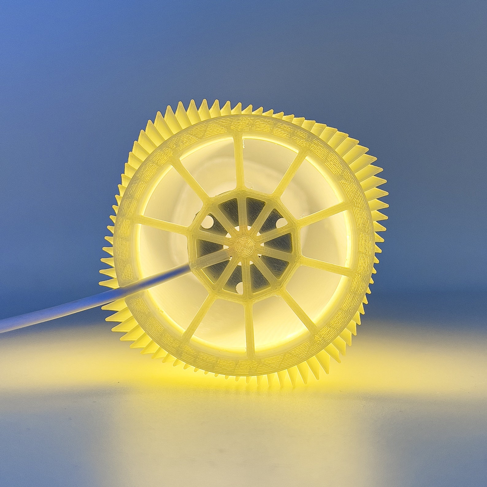 3D Print Creative Night Light Geometry Spiral Shape Home Mood Lamp - Etsy