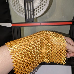 Chainmail Fabric - Flexible 3D Print - Etsy