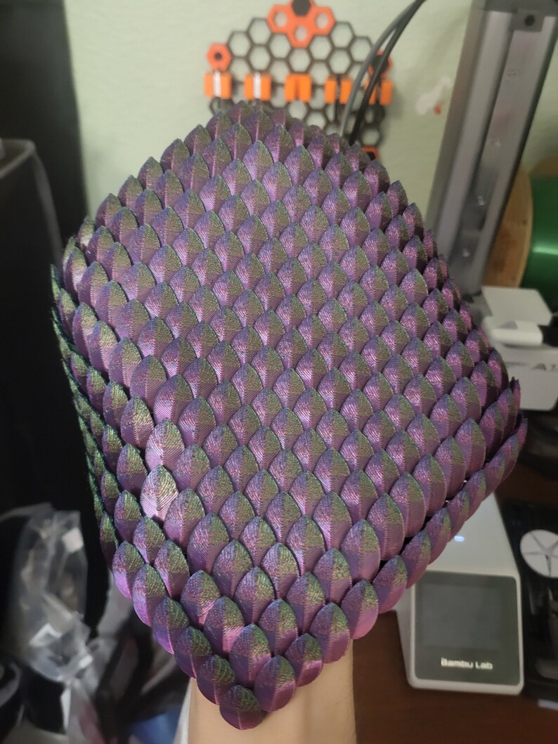 Dragon Scale Chainmail 3D Print - Etsy