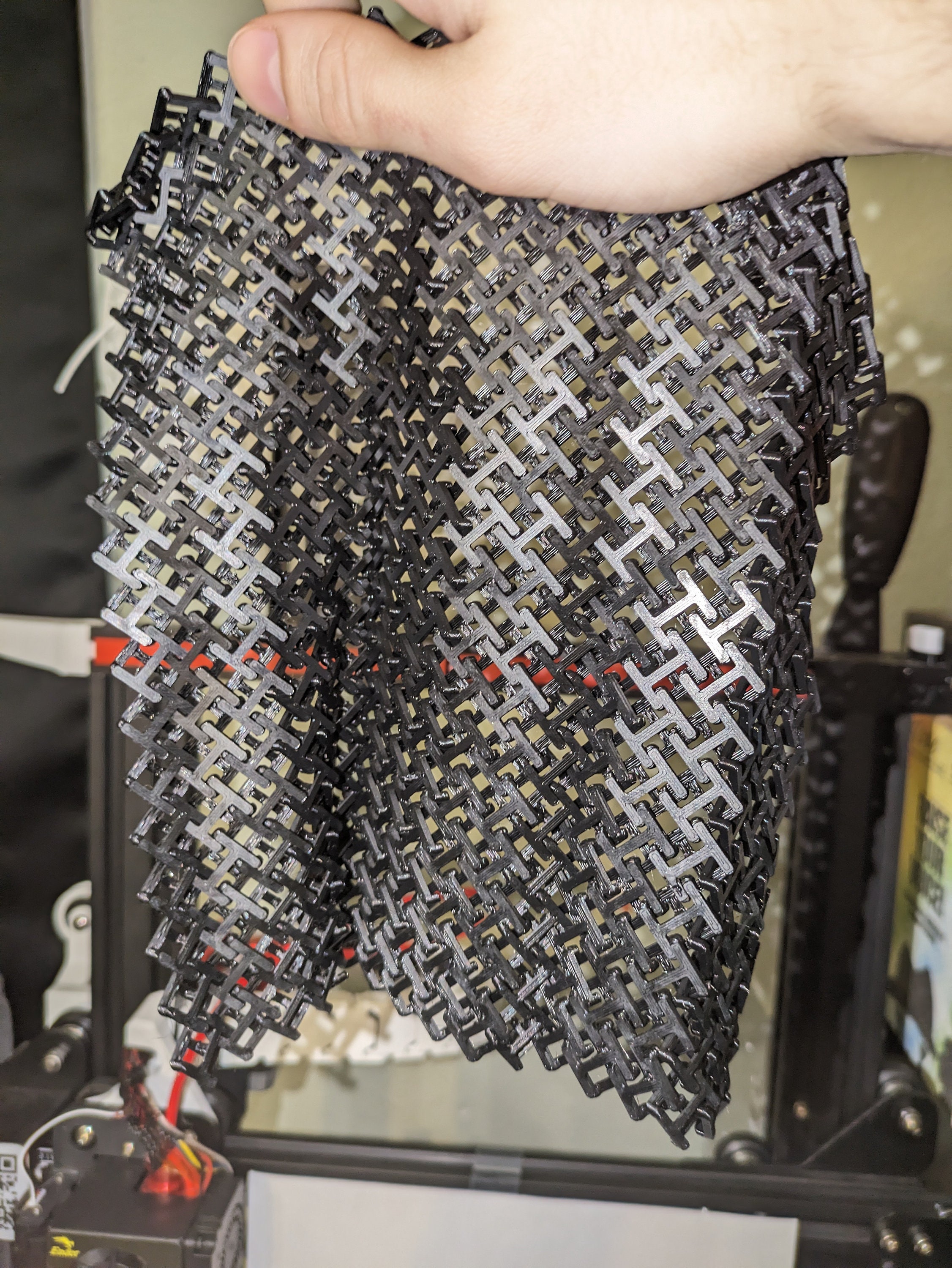 Chainmail Fabric Flexible 3D Print - Etsy