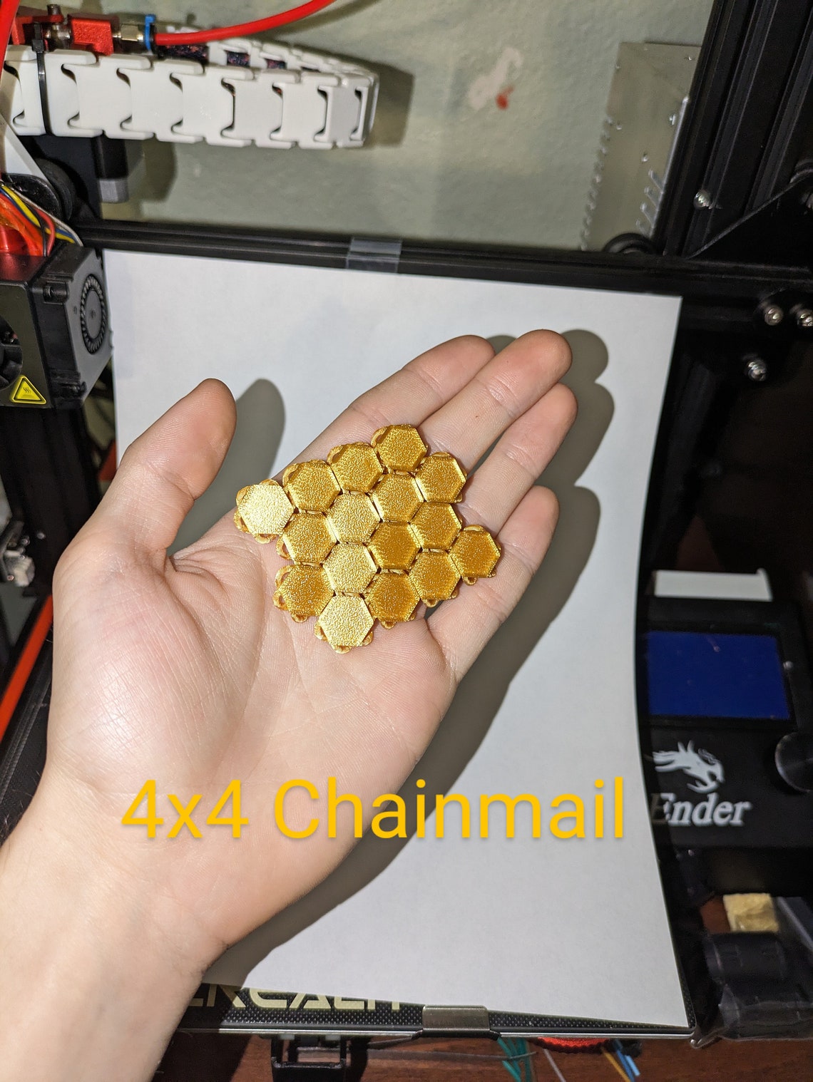 Nasa Chainmail Fabric Flexible 3D Print - Etsy