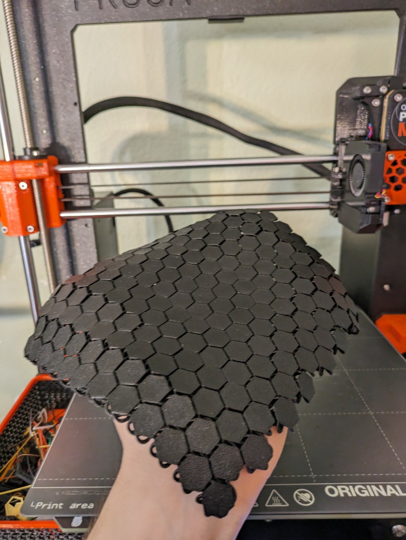 Nasa Chainmail Fabric Flexible 3D Print - Etsy