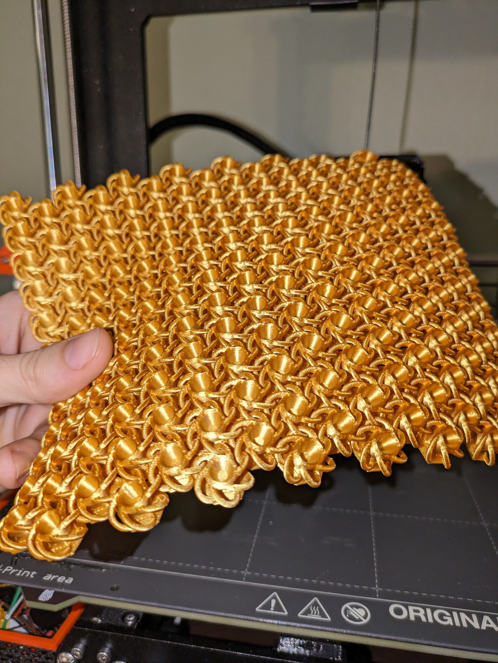 Nasa Chainmail Fabric - Flexible 3D Print - Etsy