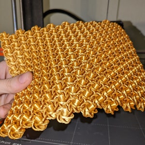 Nasa Chainmail Fabric - Flexible 3D Print - Etsy