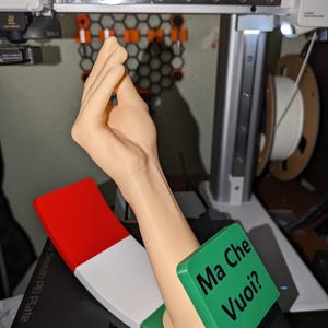 3D Printed Italian Hand Gesture Fidget Toy: What's a Matta With You ...