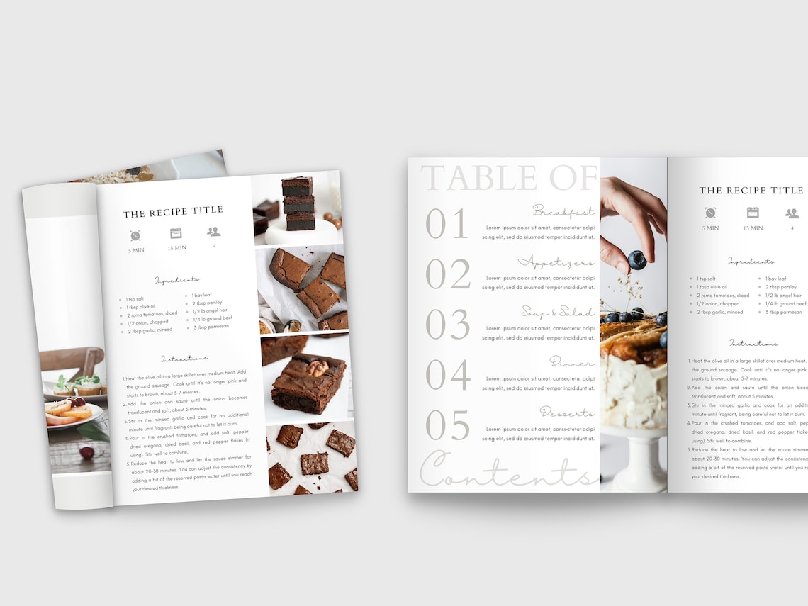 Editable Cookbook Template | Canva Cook Book | Family Recipes Cook Book ...