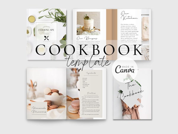 Modern Restaurant Menu Template, Landscape Menu Template, Editable Menu ...