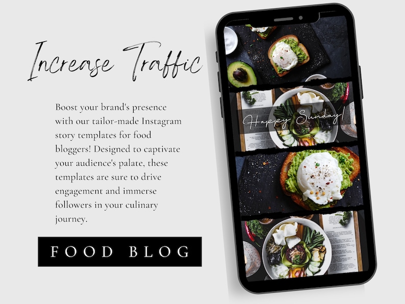 Dark Food Photography Story Templates Food Blogger Insta Story ...