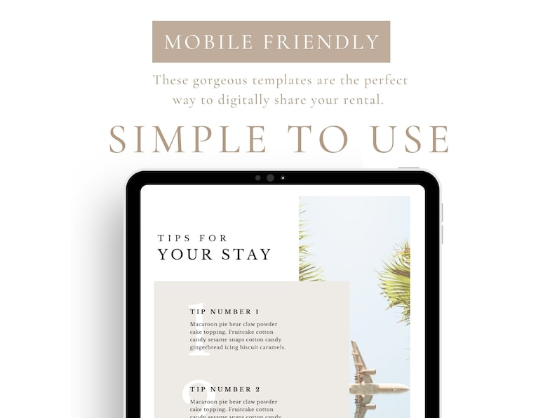 Airbnb Guidebook Template Welcome Book House Rules Book Short Term ...