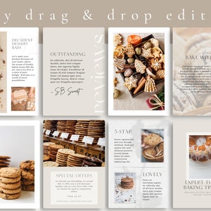 Neutral Cookbook | Canva Cookbook Template | Natural Tones | Canva ...