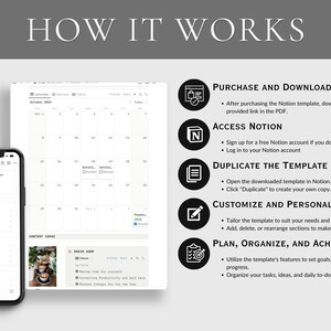 Blogger Notion Dashboard Notion Template Aesthetic Content Creation Notion Template Notion ...