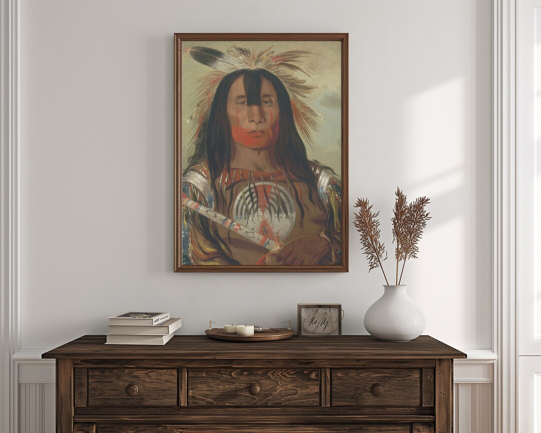 George Catlin, Buffalo Back Fat, Chief of the Blackfoot Tribe 1846 ...