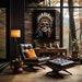 Spooky Western Horror Skeleton Wall Art, Halloween Home Decor, Chief ...