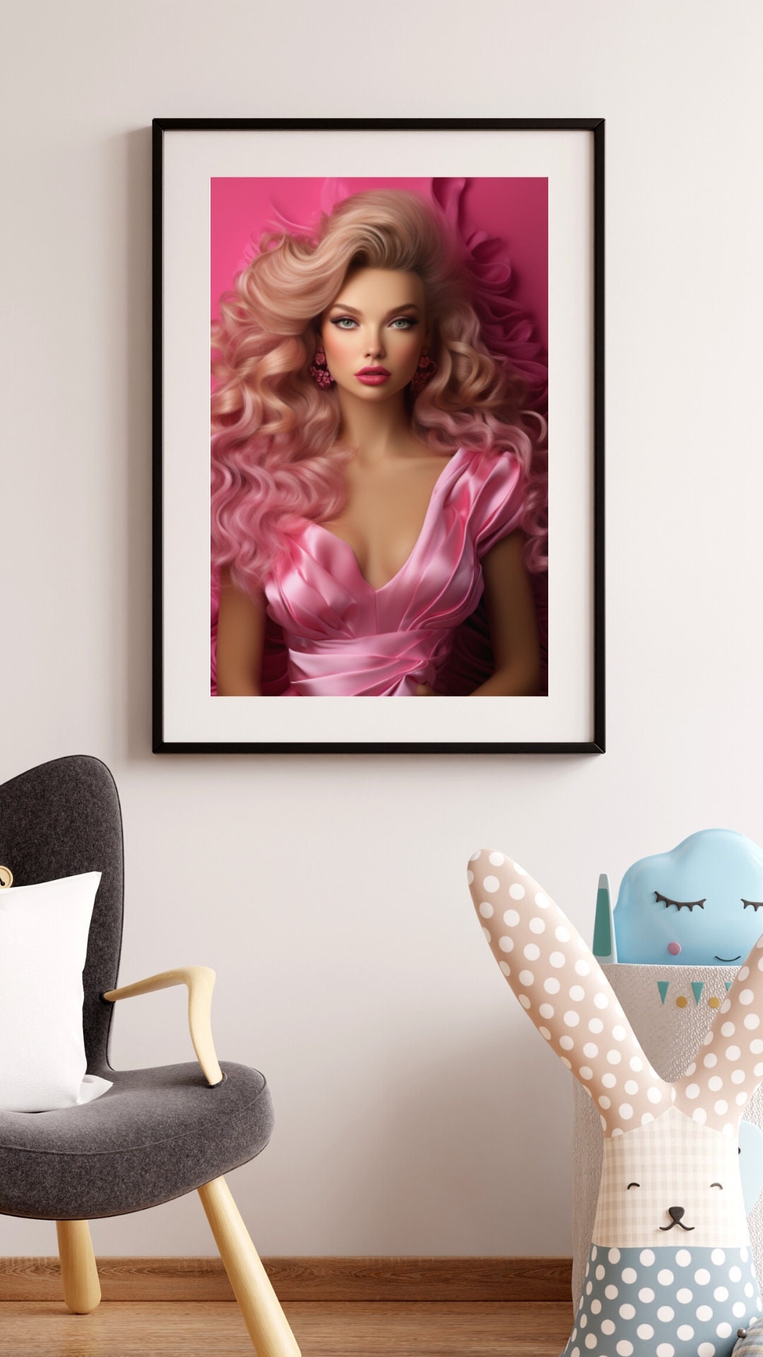 Barbie 2023 Film Poster/ Margot Robbie Movie Wall Art | Wall Decor ...