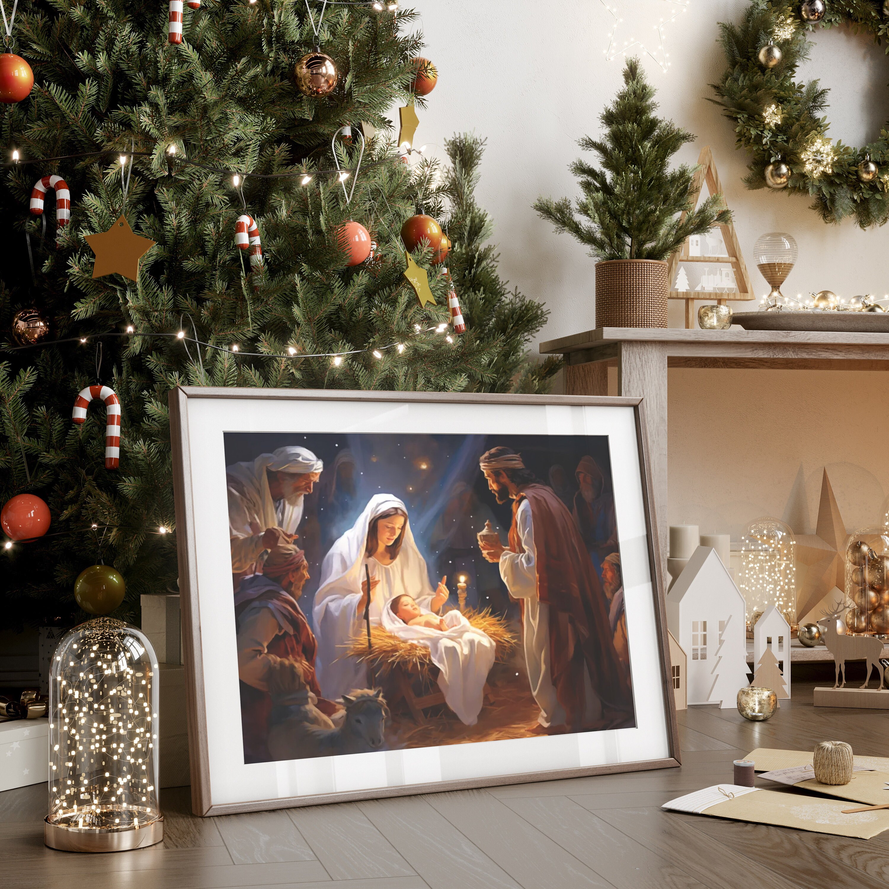 Traditional Catholic Art, Renaissance Art Print, Holy Family Art, Mary ...