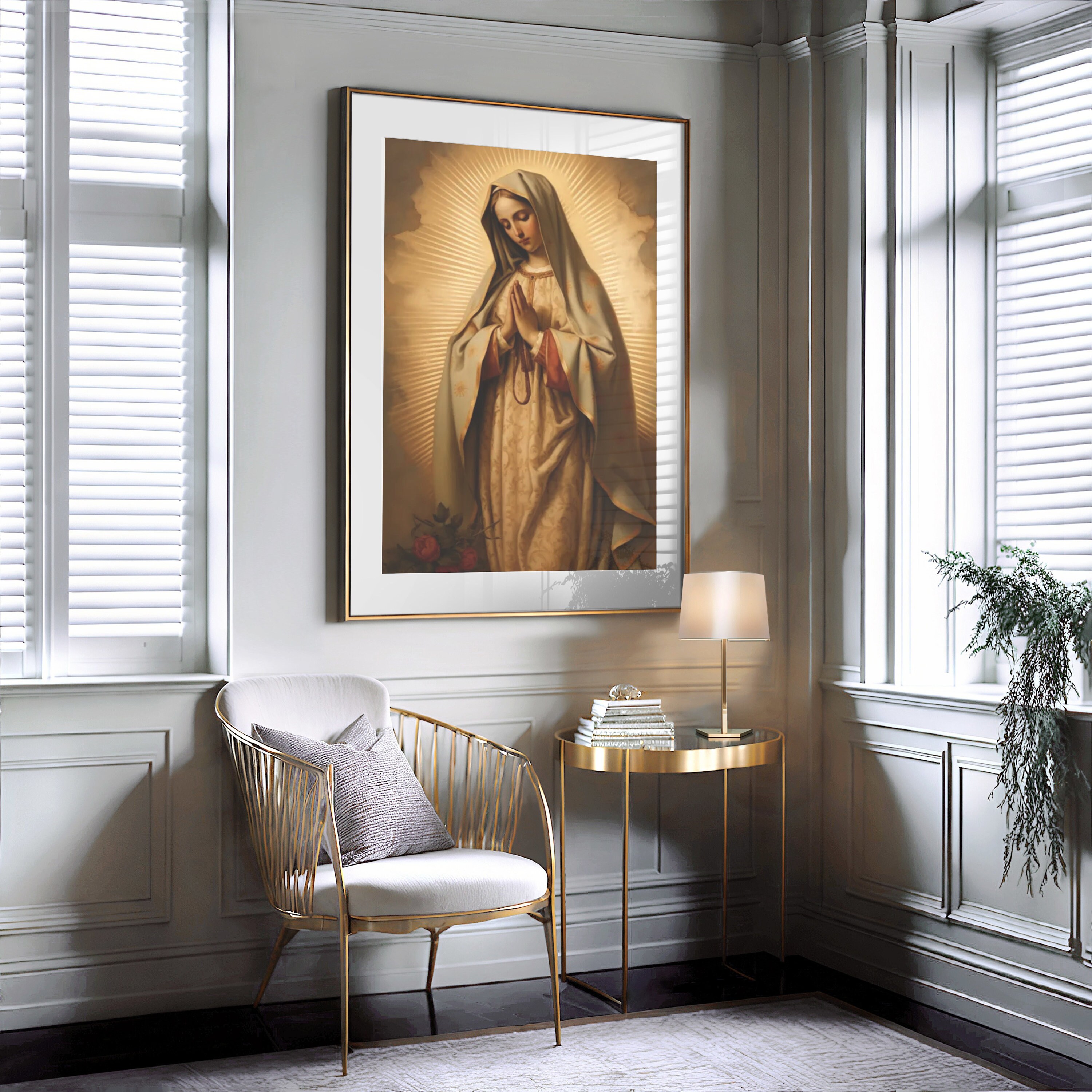 The Virgin of Guadalupe, Virgin Mary, Traditional Catholic Art, Holy ...