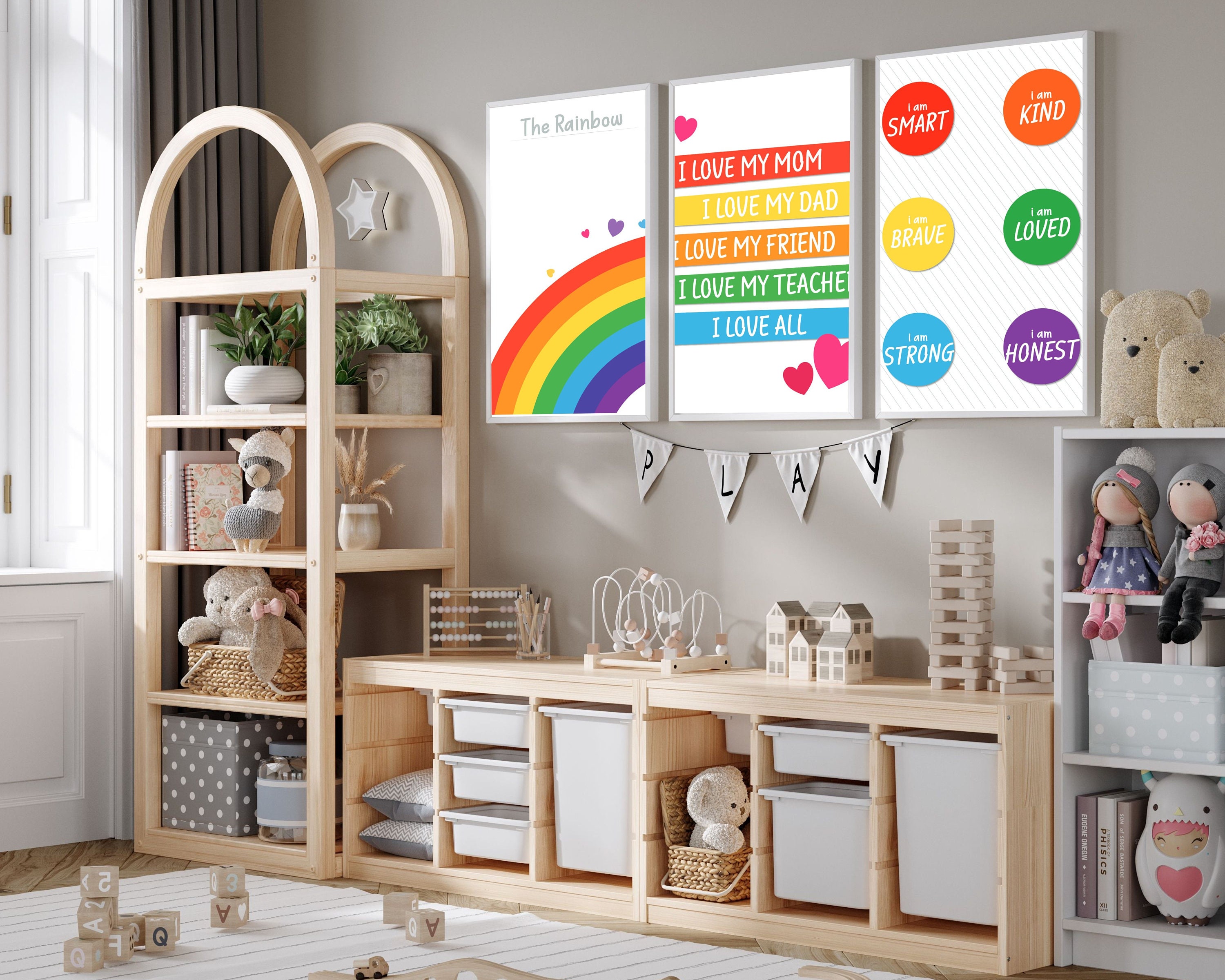 Set of 11 Educational Posters, Montessori Classroom Decor, Classroom ...