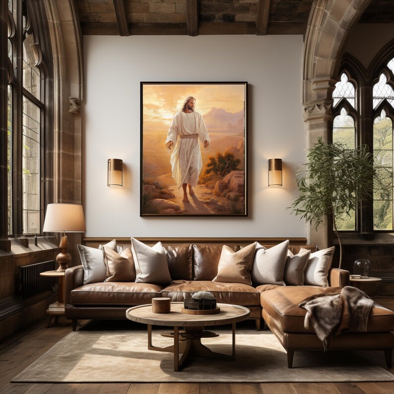 Modern Christian Art, Good Shepherd, Jesus Art, Bible Wall Art ...