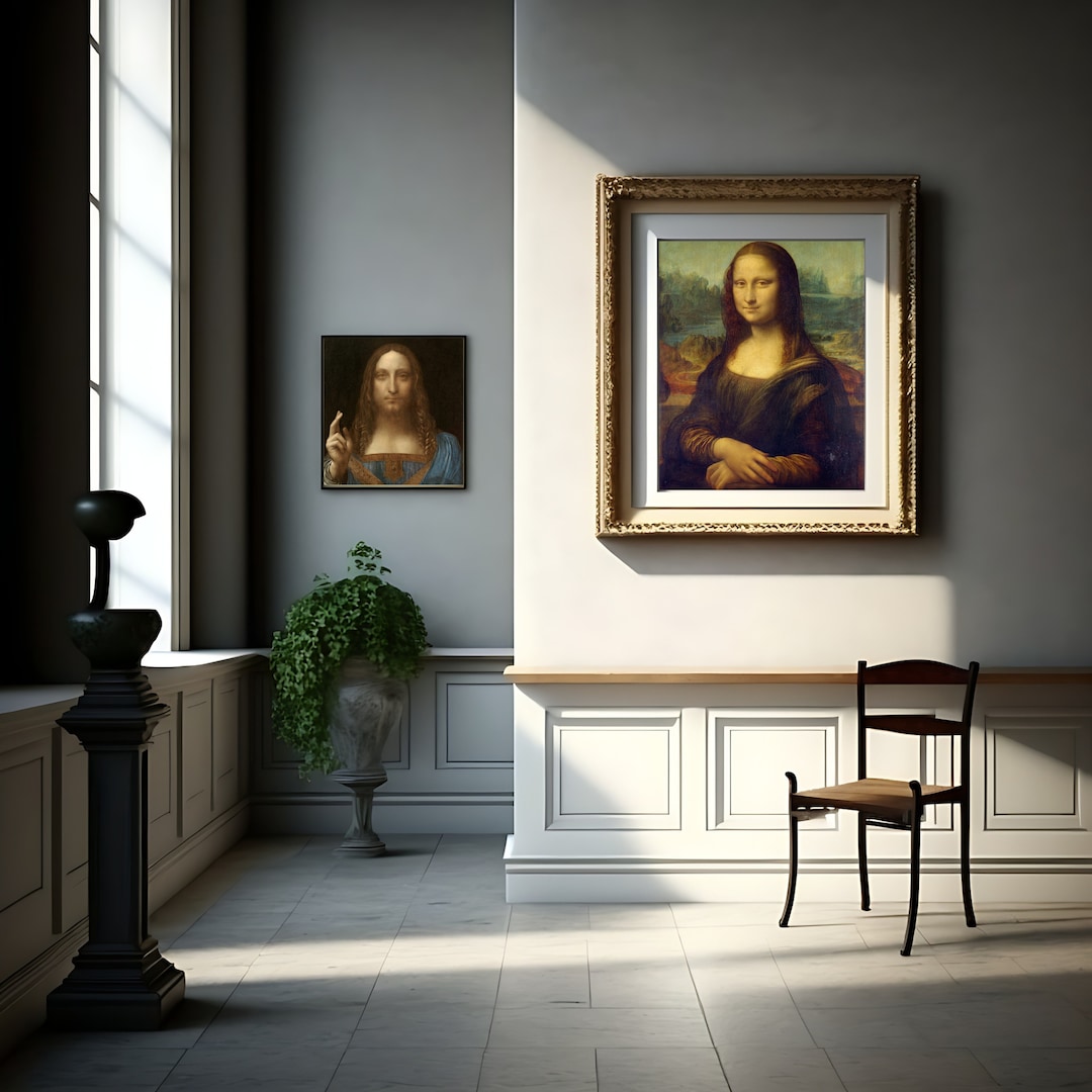 Mona Lisa by Leonardo Da Vinci, Mona Lisa Reproduction Print, Classic ...