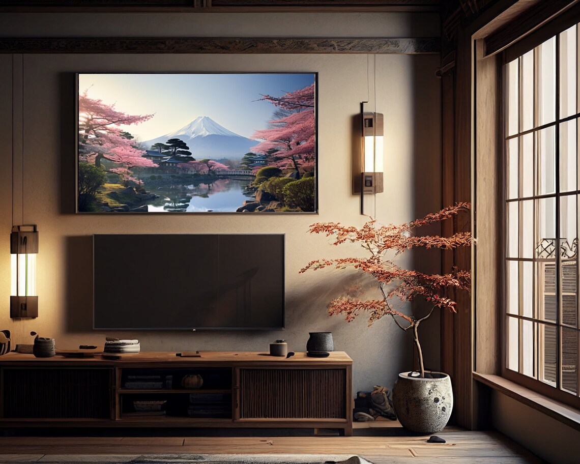 Mount Fuji Koichi Okada Mount Fuji & Lake Kawaguchi Japan - Etsy