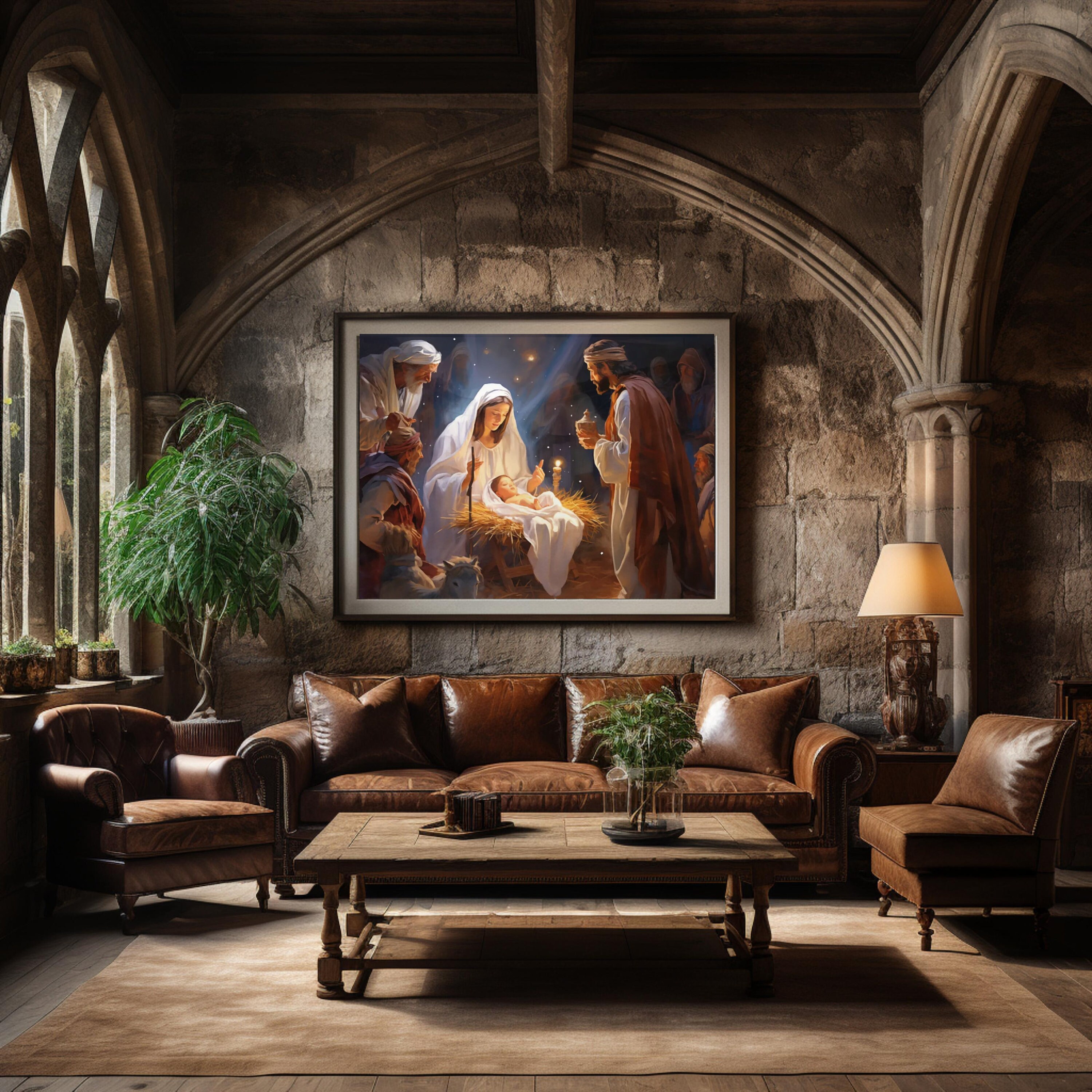 Traditional Catholic Art, Renaissance Art Print, Holy Family Art, Mary ...