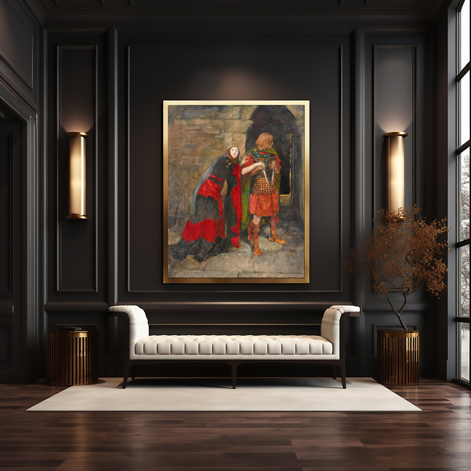 Shakespeare Poster, Lady Macbeth Shakespeare Wall Art, Renaissance Art ...