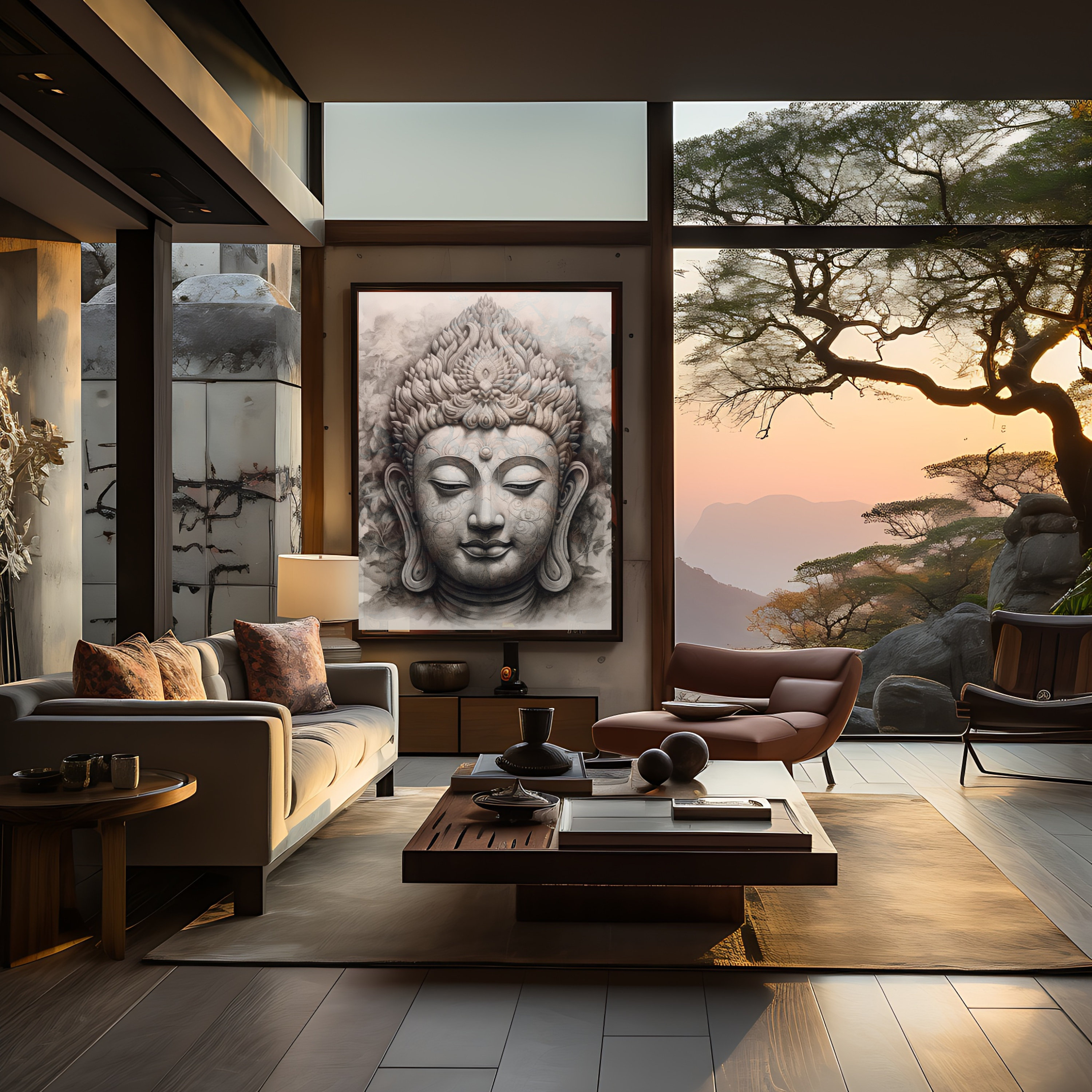 Buddha Wall Art, Buddhist Art Painting, Spiritual Wall Art, Spiritual ...