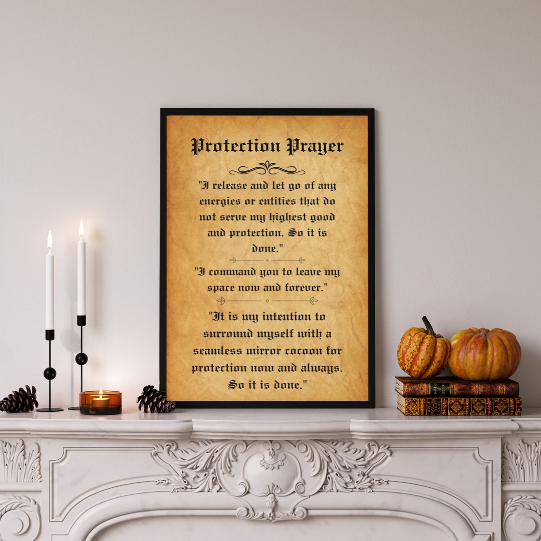 Protection Prayer, Meditation Room, Witch Aesthetic, Home Decor ...