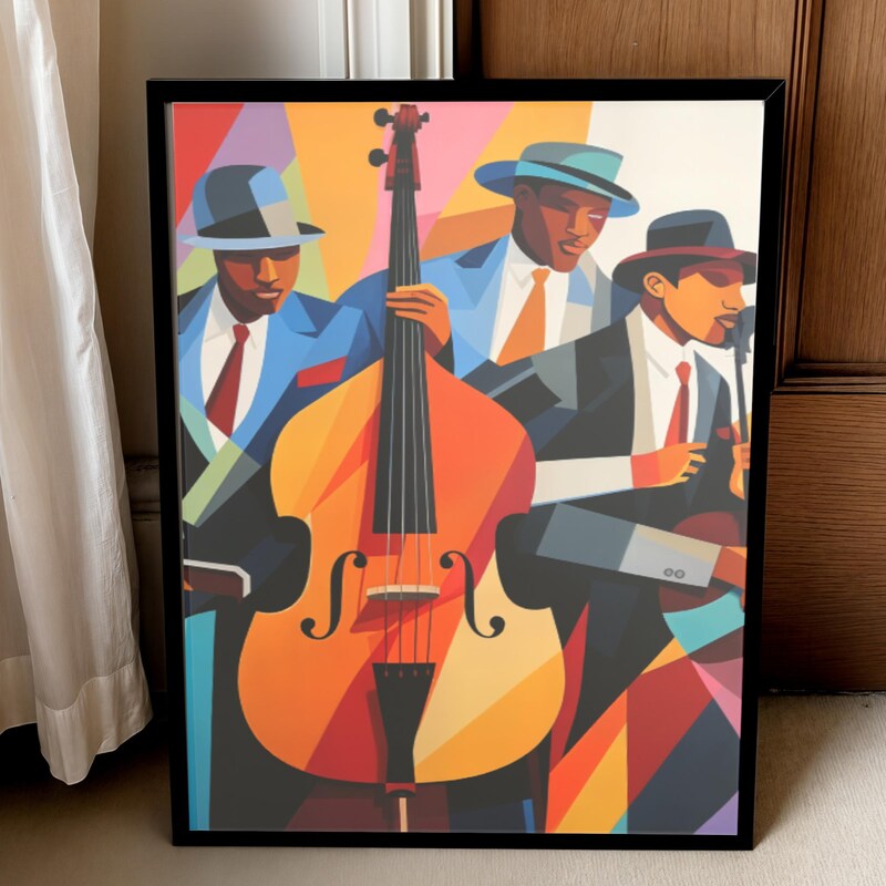 Black Jazz Wall Art - Etsy