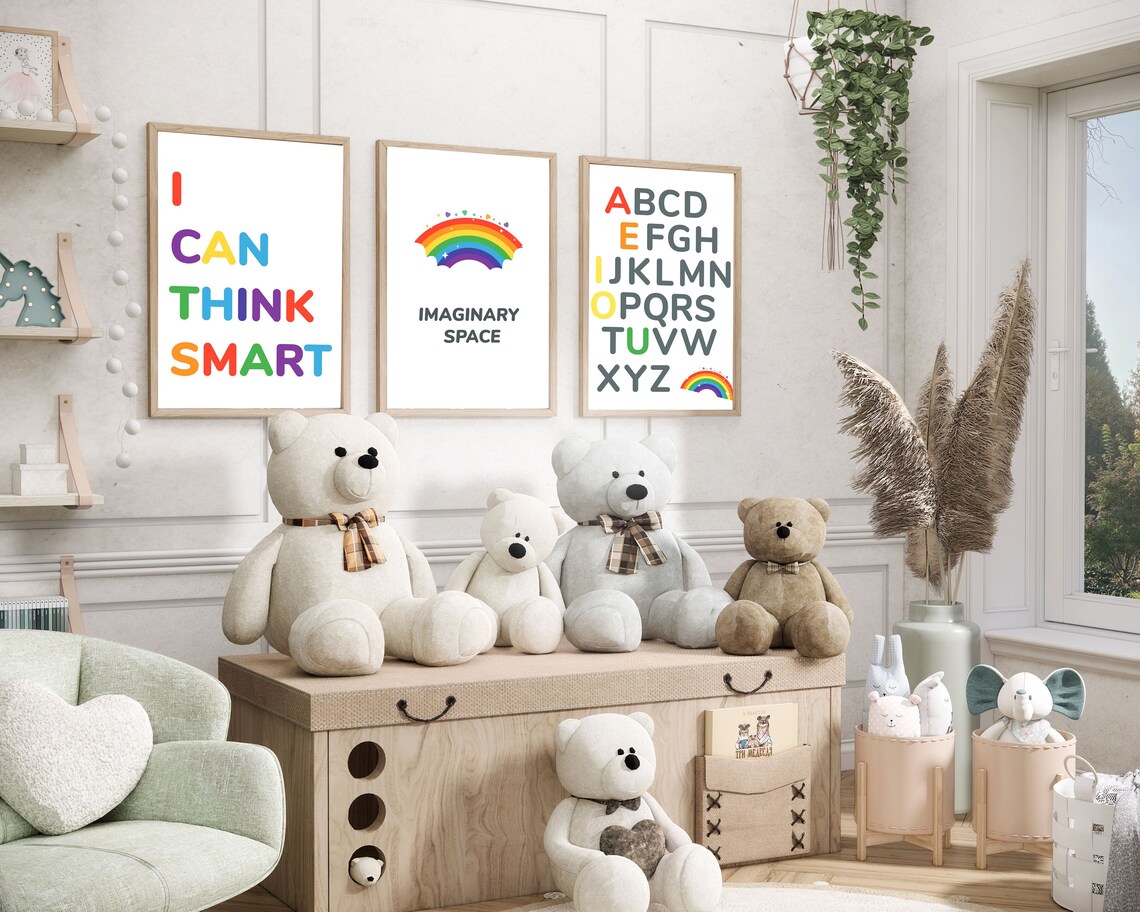 Educational Posters, 12 Homeschool Prints, Montessori Classroom Decor ...