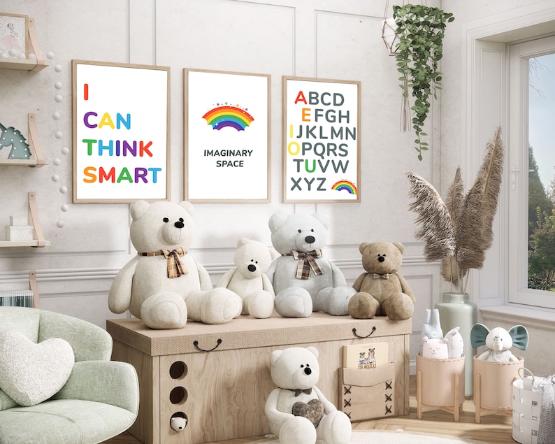 Educational Posters, 12 Homeschool Prints, Montessori Classroom Decor ...