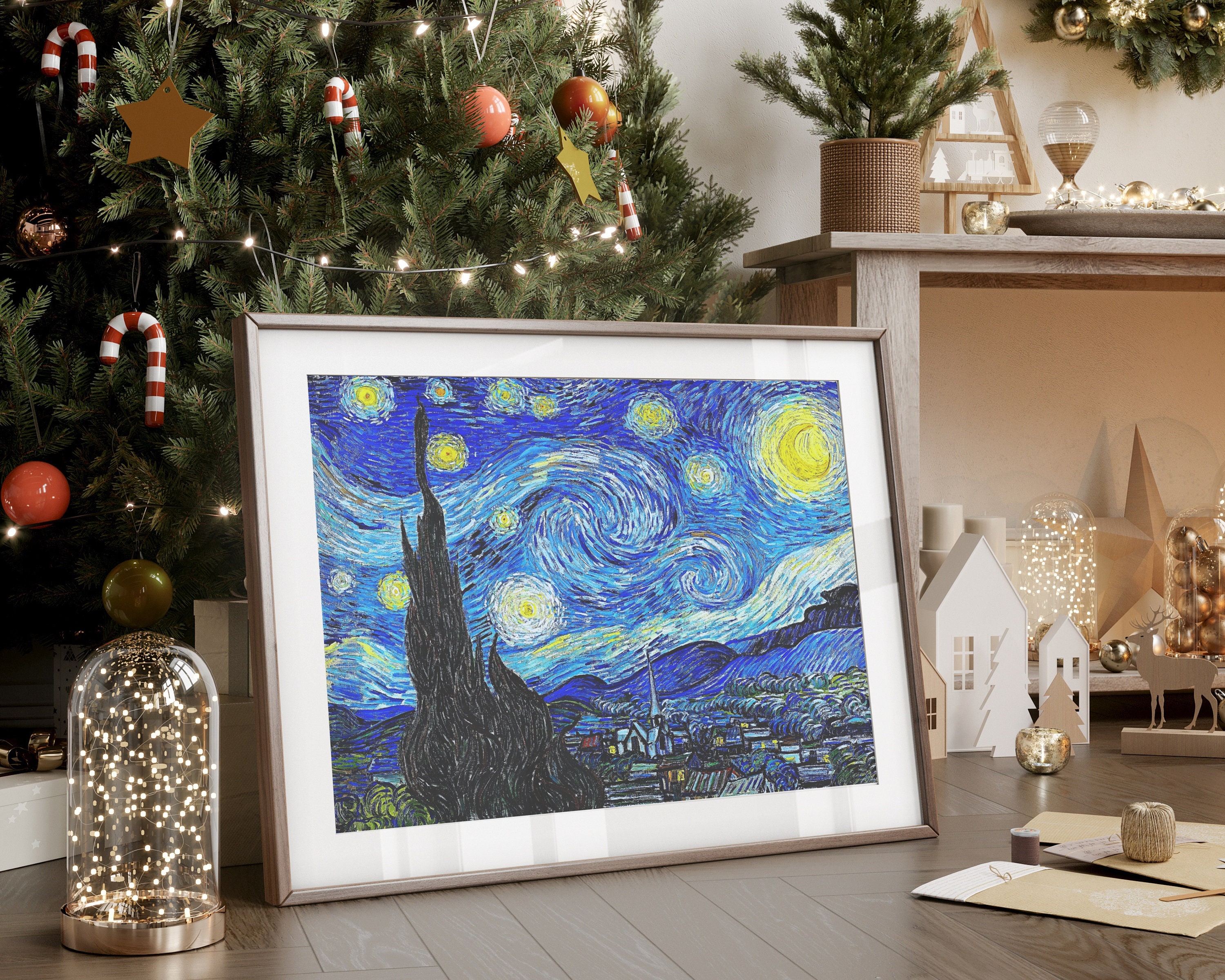 DIY Vincent Van Gogh, the Starry Night, Van Gogh Painting, Van Gogh ...
