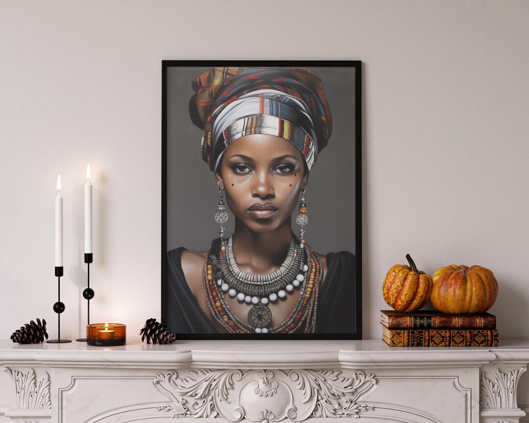 Voodoo Queen Occult Poster, Witchcraft, Witch Print, Wiccan Art, Gothic ...