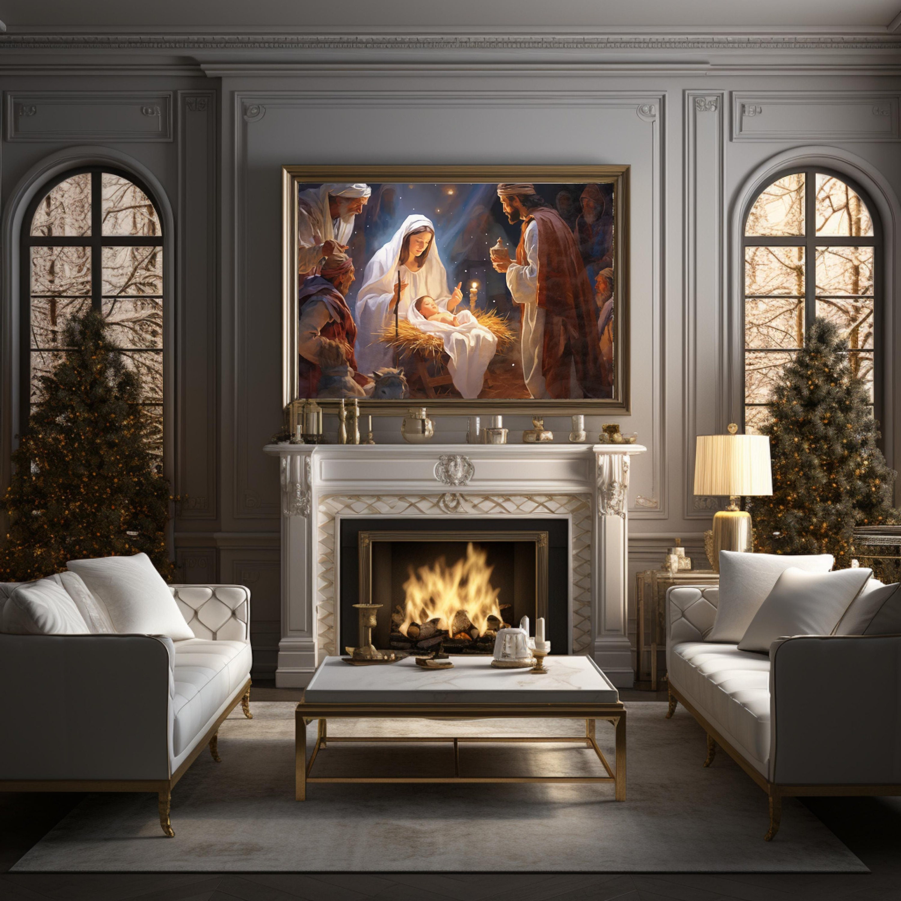 Traditional Catholic Art, Renaissance Art Print, Holy Family Art, Mary ...