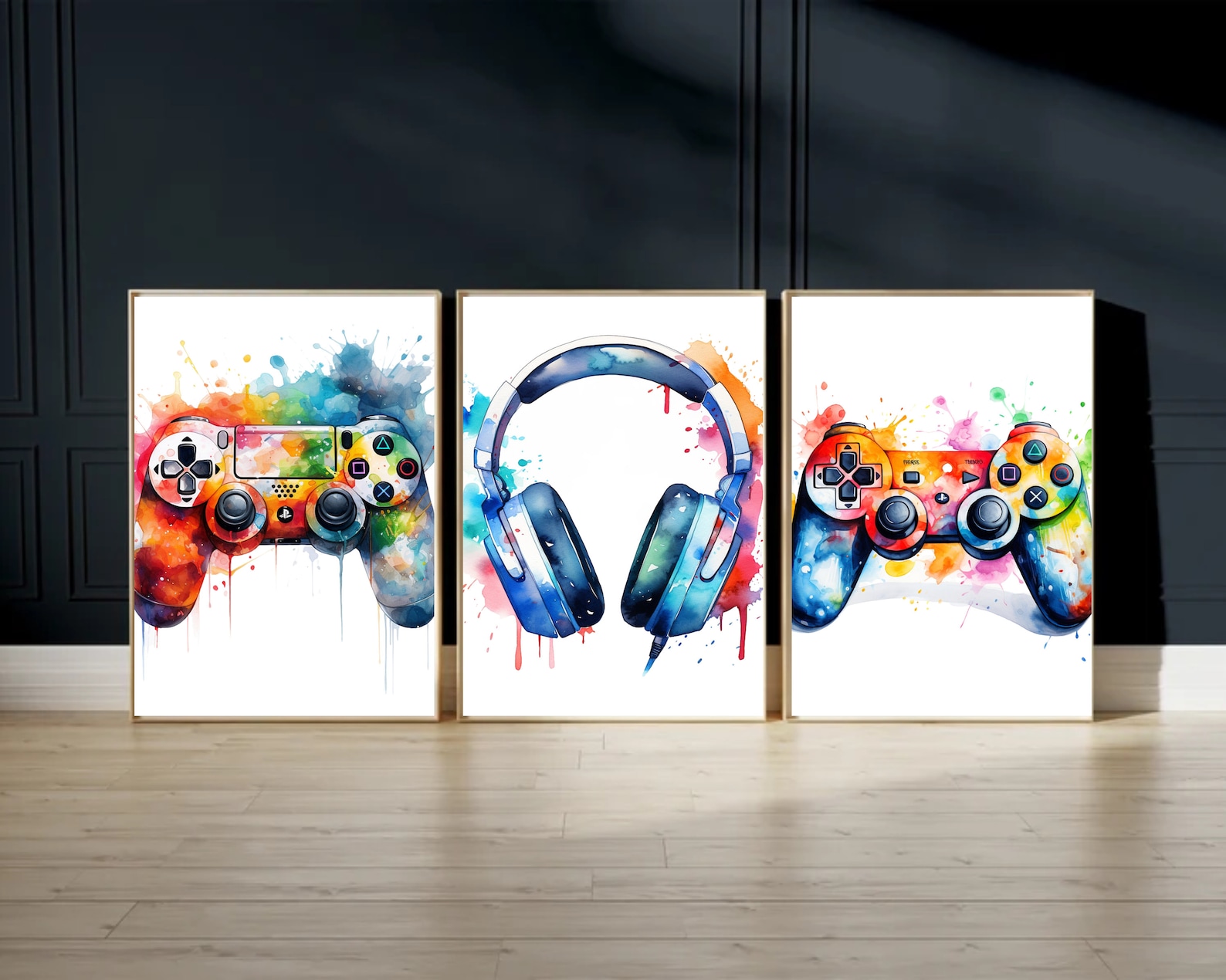 Gaming Print, Gaming Poster Set, Gaming Wall Art, Gaming Room Decor ...