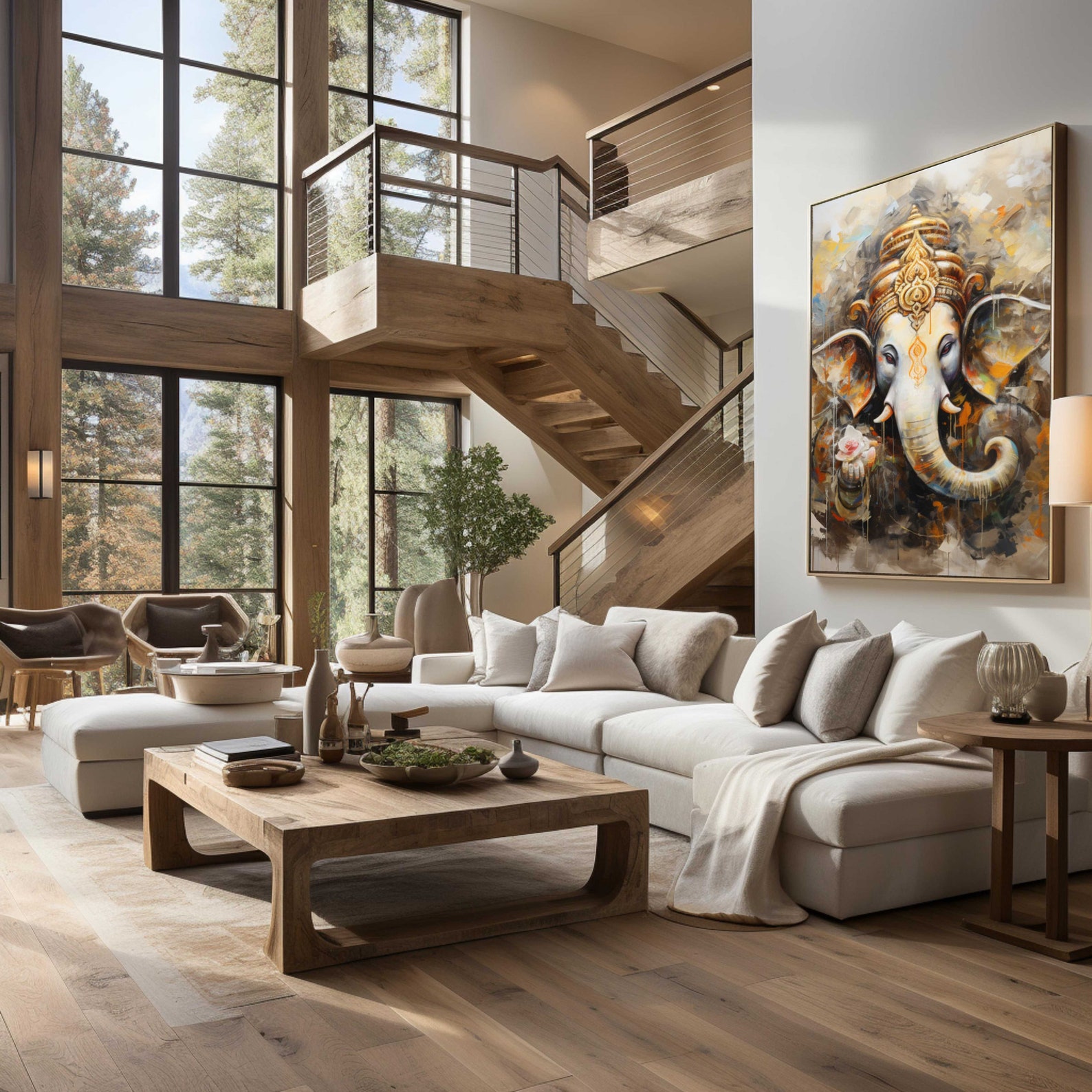 Lord Ganesha Wall Art, Hindu God Lord Ganesha Wall Art, Ganesha ...