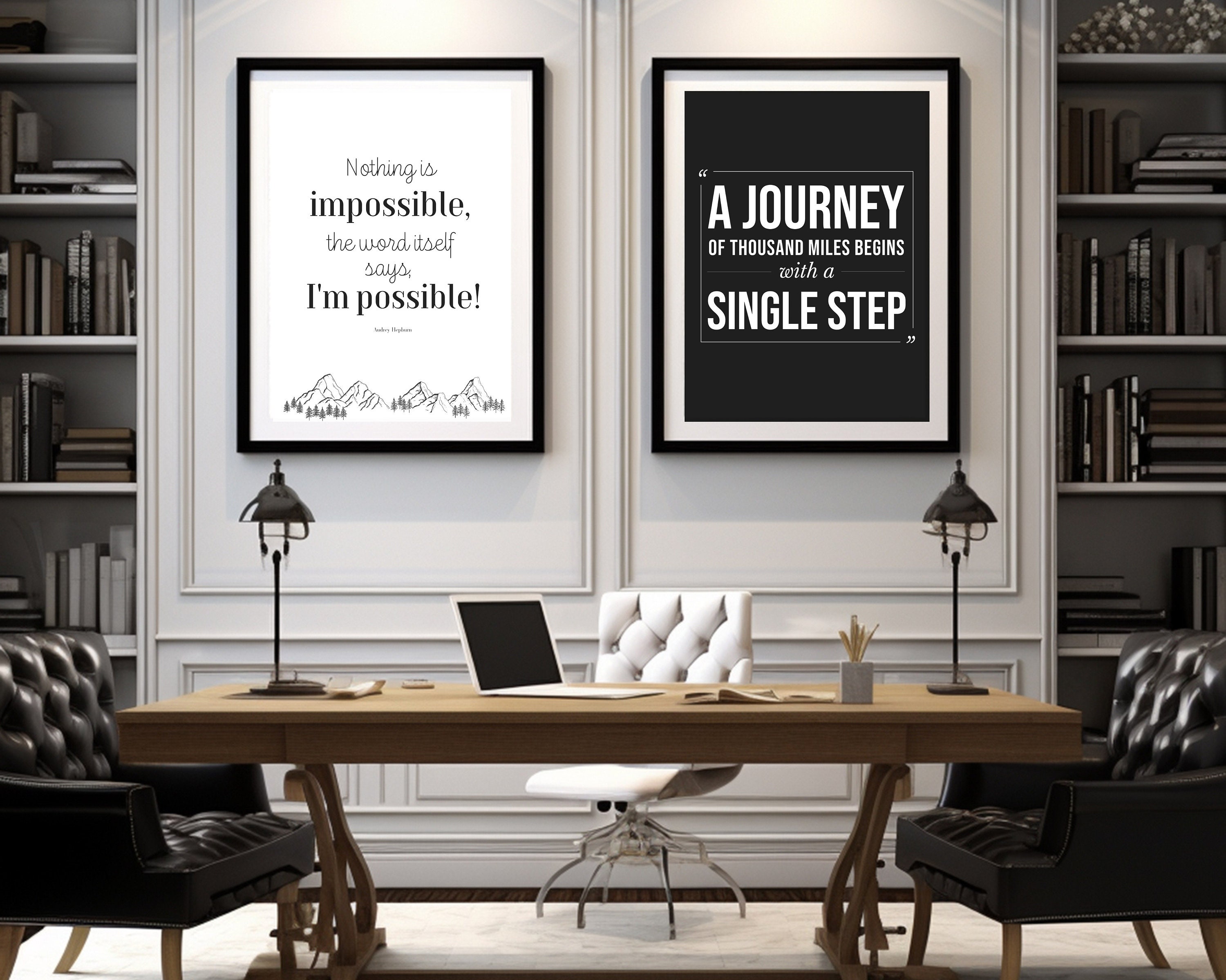 Im Possible, Motivational Wall Art, Inspirational Wall Art, Home Decor ...