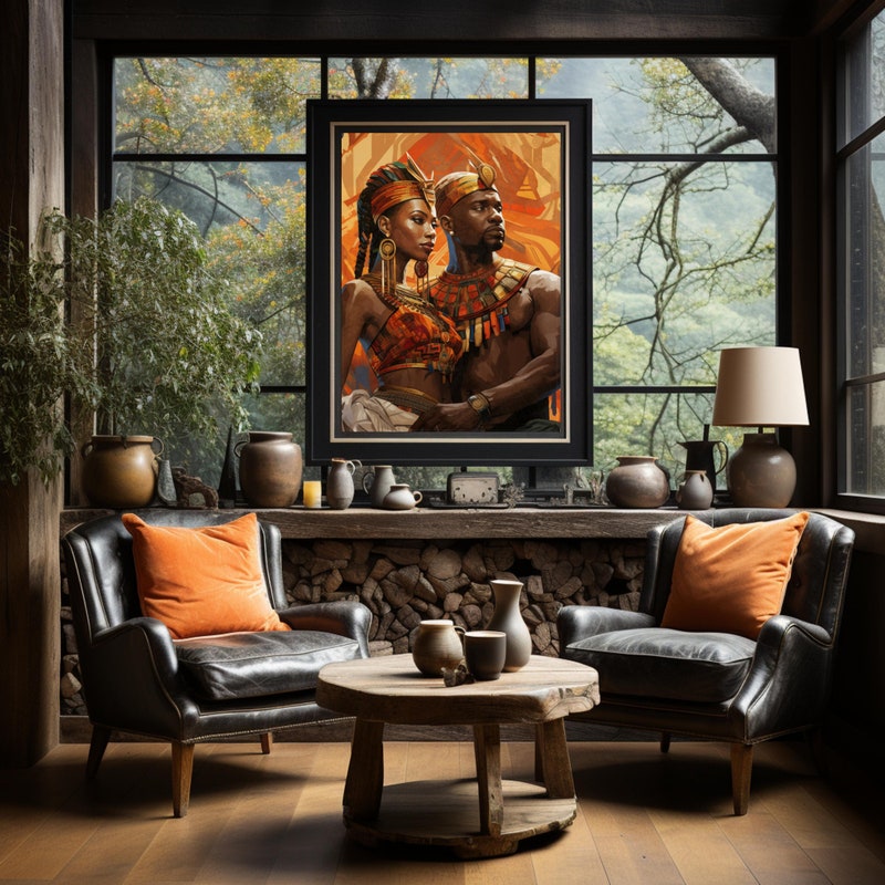 King and Queen Wall Art - Etsy