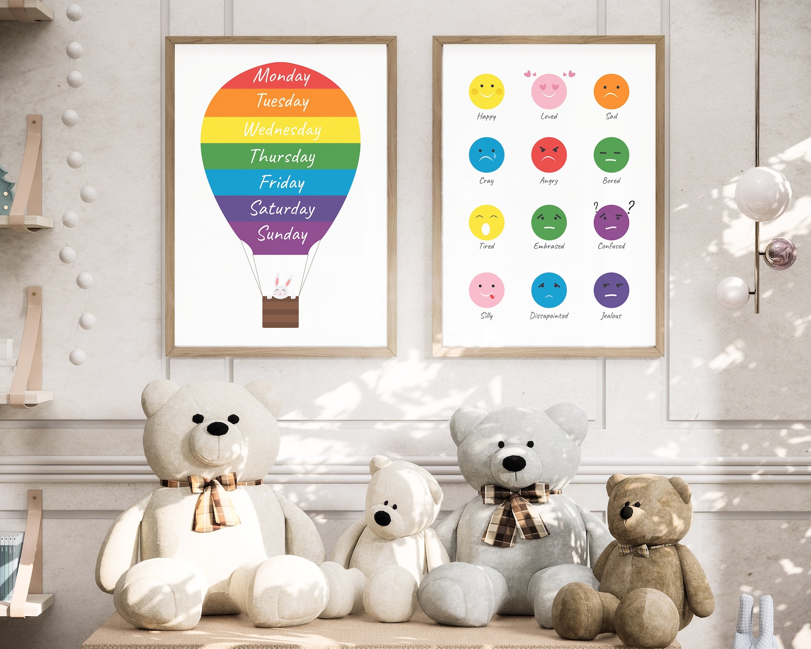 Set of 25 Educational Posters, Montessori Classroom Decor, Classroom ...