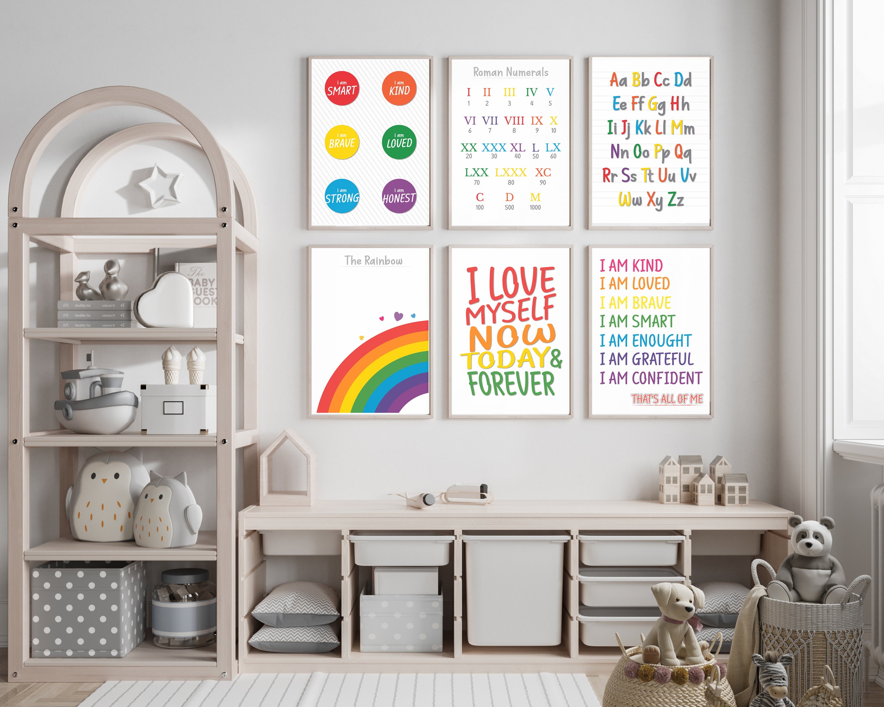 Set of 11 Educational Posters, Montessori Classroom Decor, Classroom ...