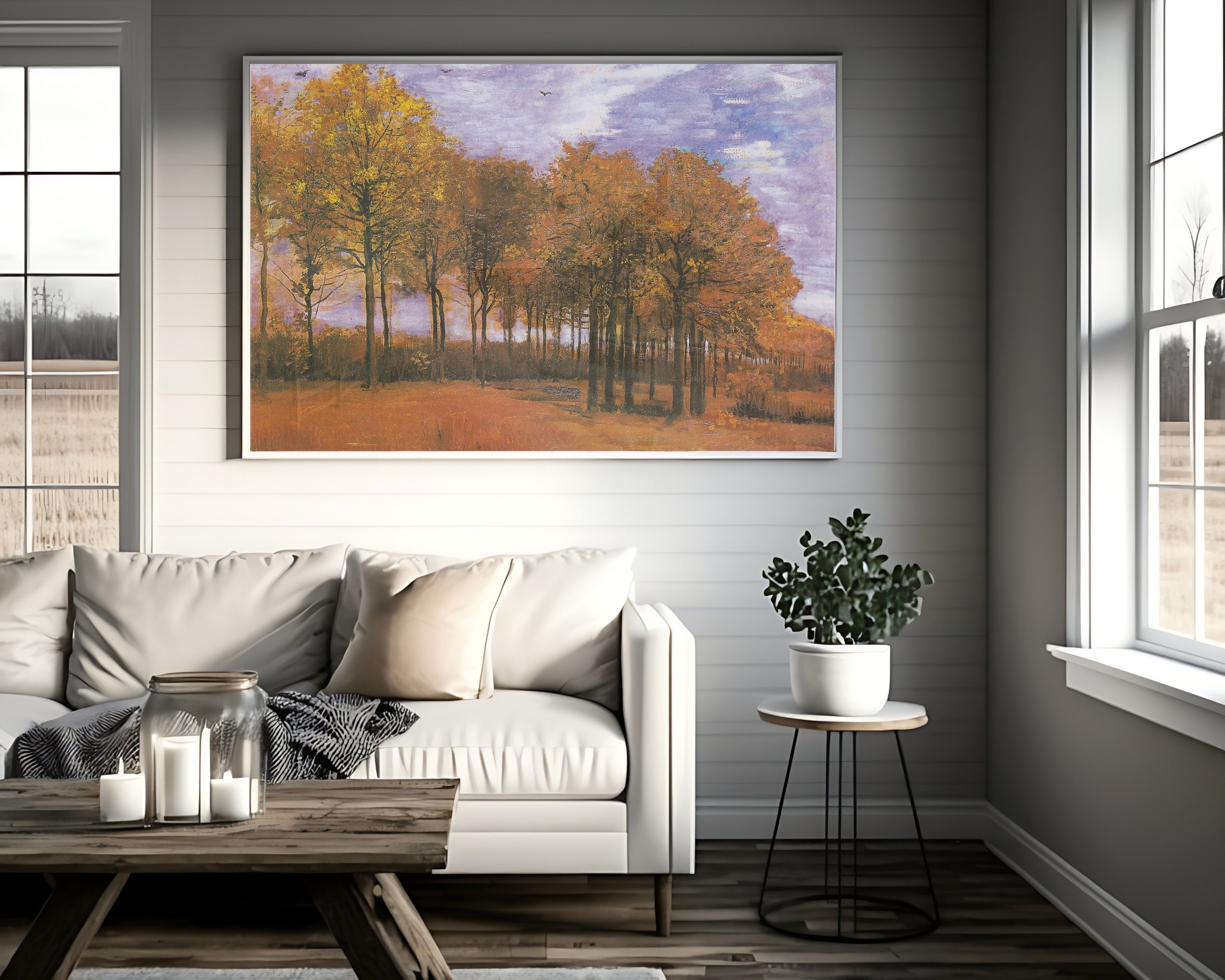 Vincent Van Gogh Wall Art Living Room Decor Autumn Valley - Etsy