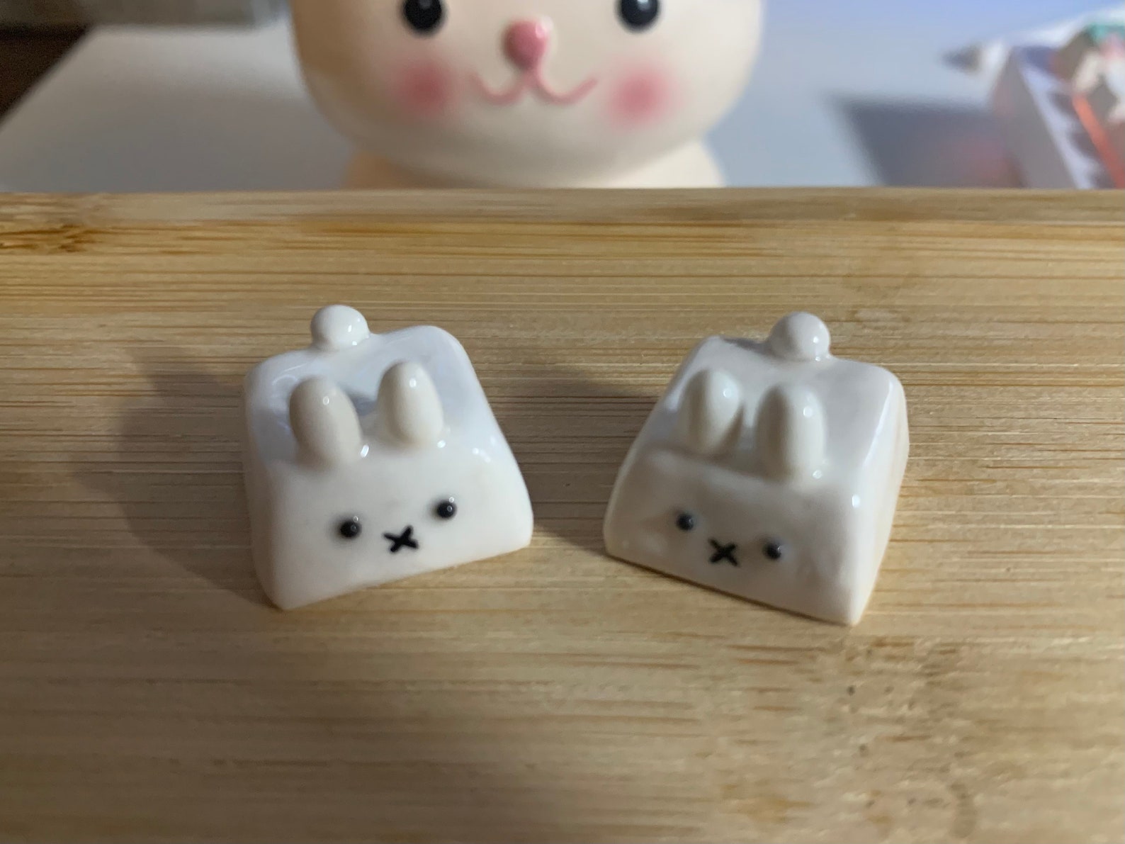 Miffy Bunny Artisan Keycap Handmade Polymer Clay, for Keyboard - Etsy