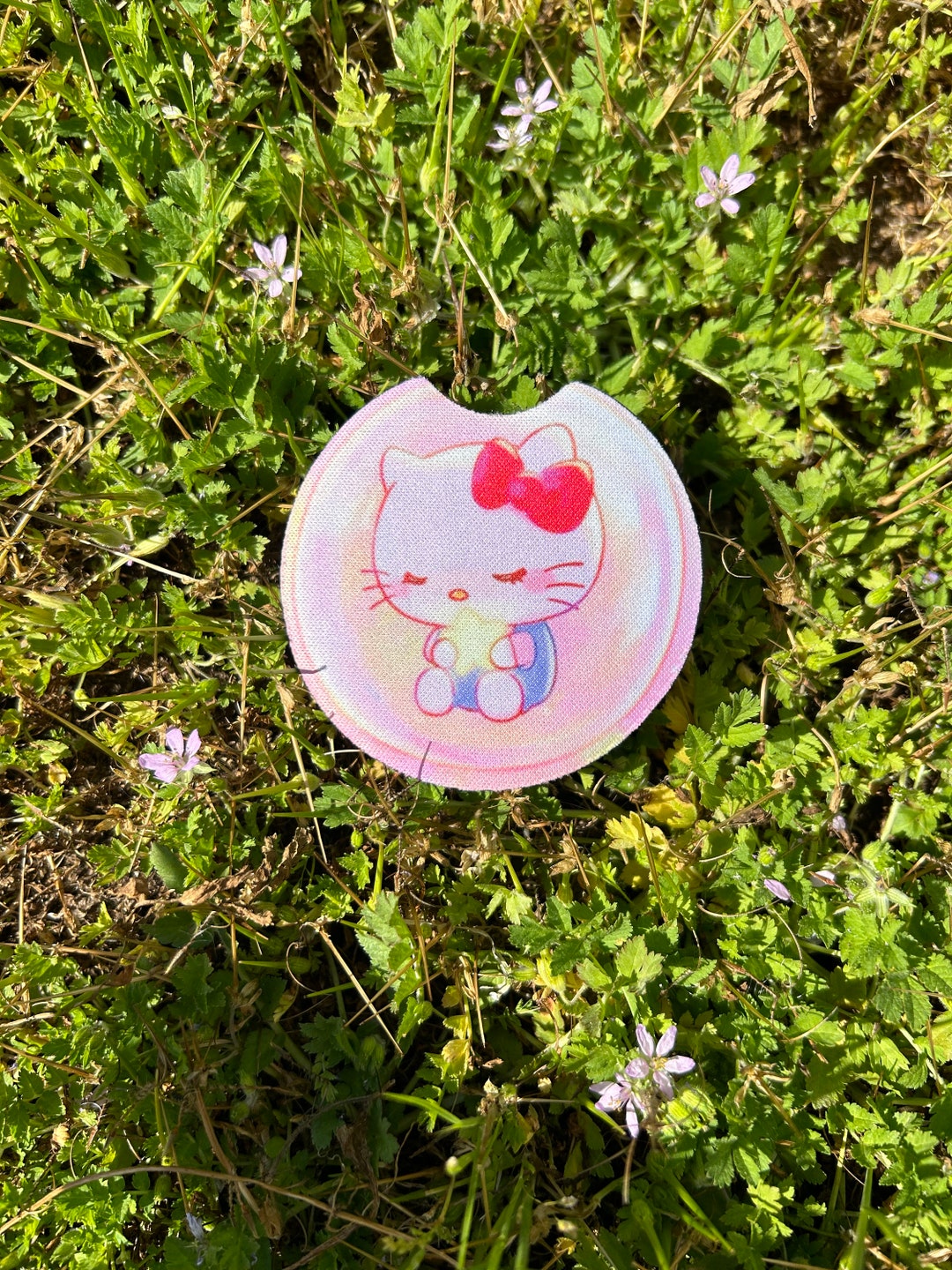 Cute Car Coasters / Cute Car Accessories / Kitty and Friends Car ...