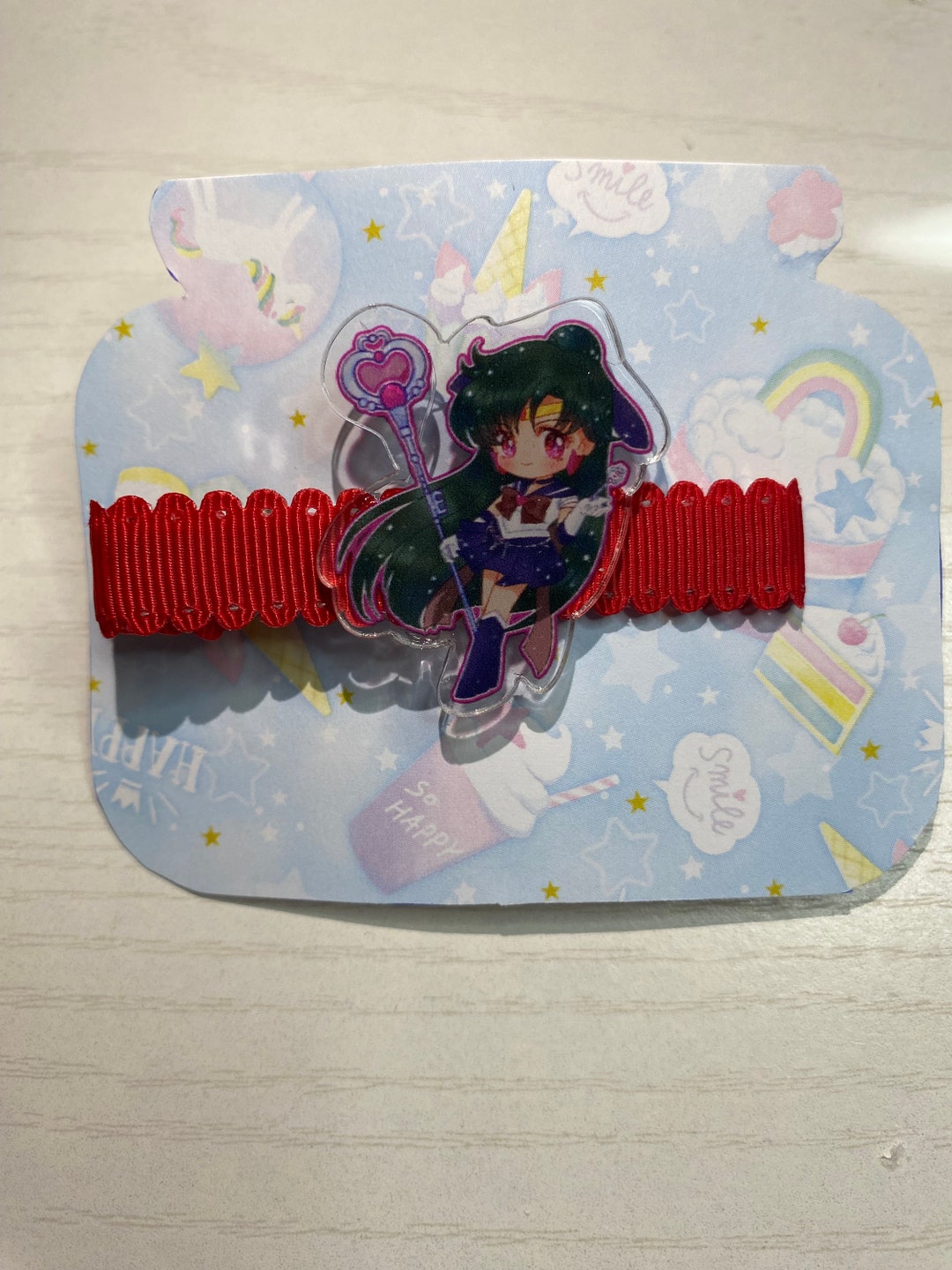 Sailor Pluto Alligator Hair Clippochacco Collab Theme - Etsy