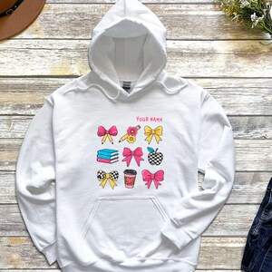 Custom School Theme Hoodie - Personalized Sweatshirt for Students and ...