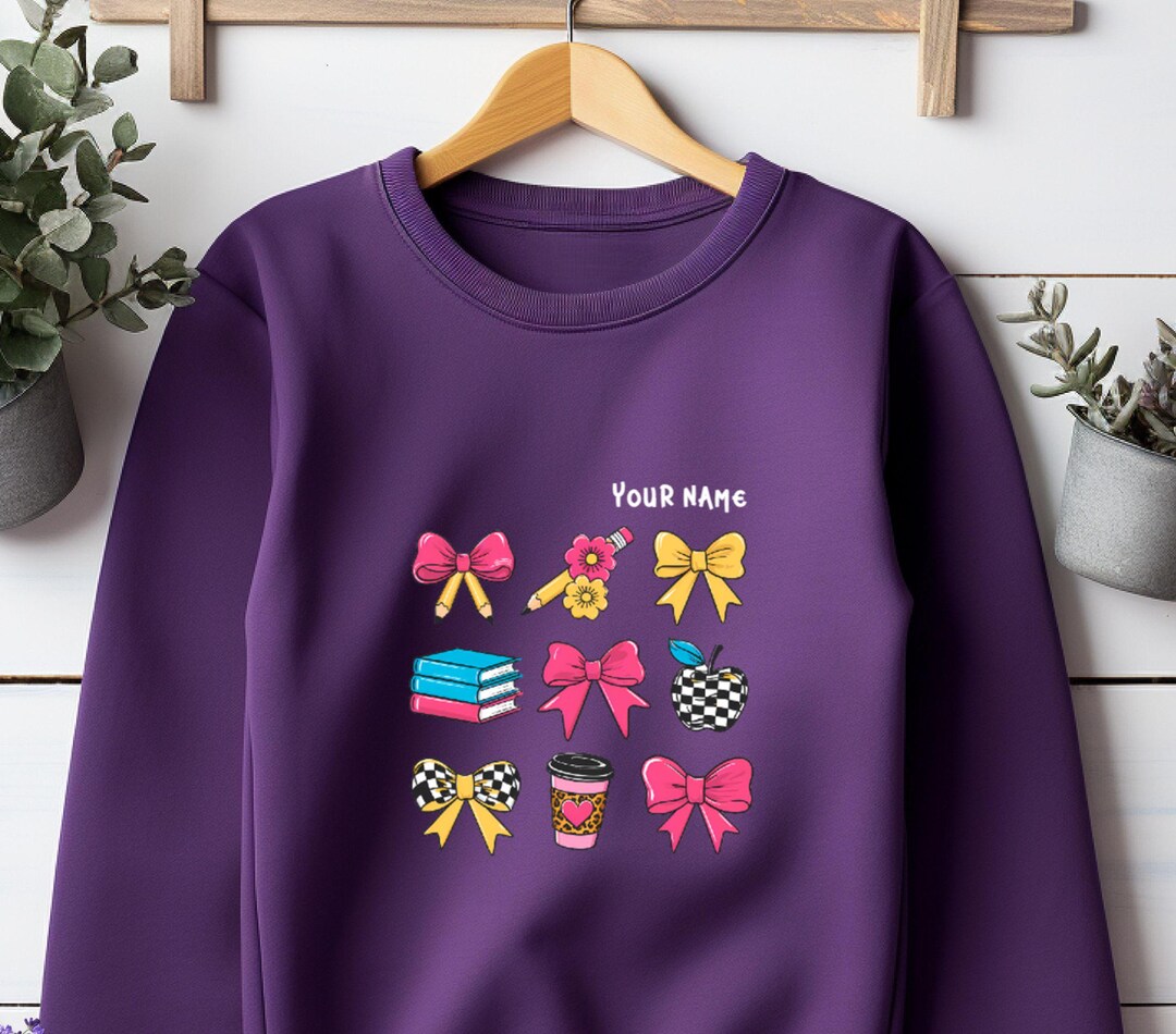 Custom School Theme Jumper - Personalized Sweatshirt for Students and ...