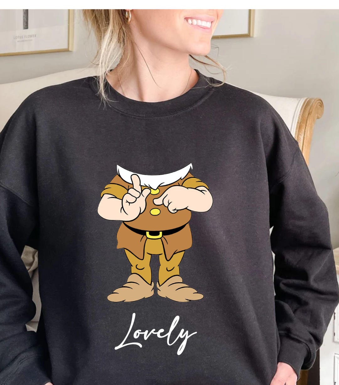 Sweet Dwarf Costume Top - Headless Print Sweatshirt - Etsy