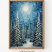 Vintage Christmas Starry Night Print Christmas Wall Art Van Gogh ...