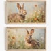 Bunny Rabbit TV Art Set of 2, Spring Samsung Frame TV Art, Easter Bunny ...