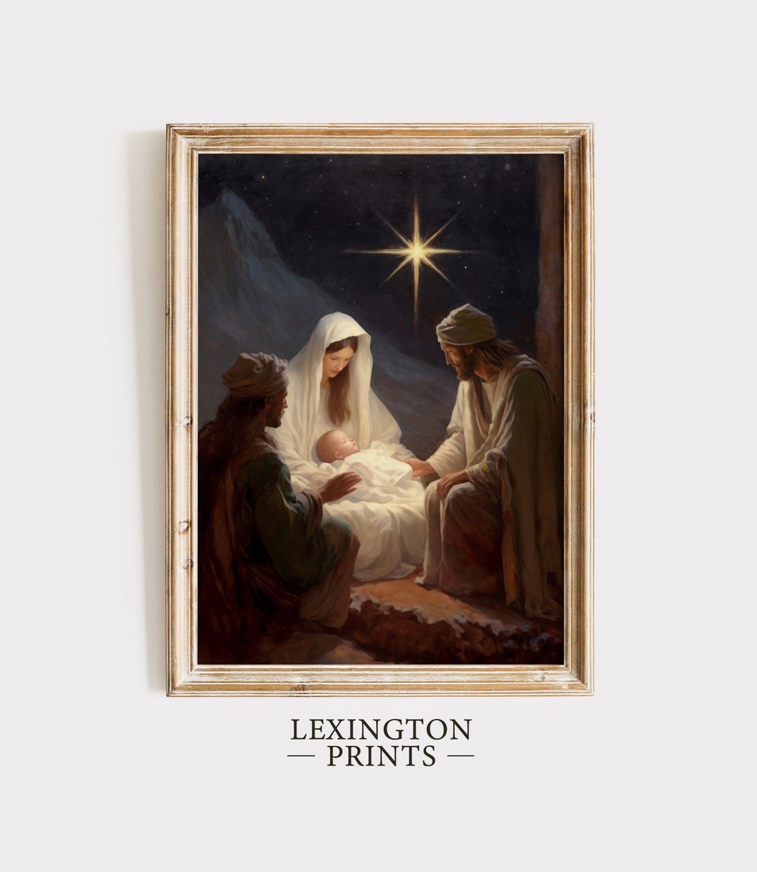 Nativity Christian Wall Art Christian Nativity Christmas Wall Art ...